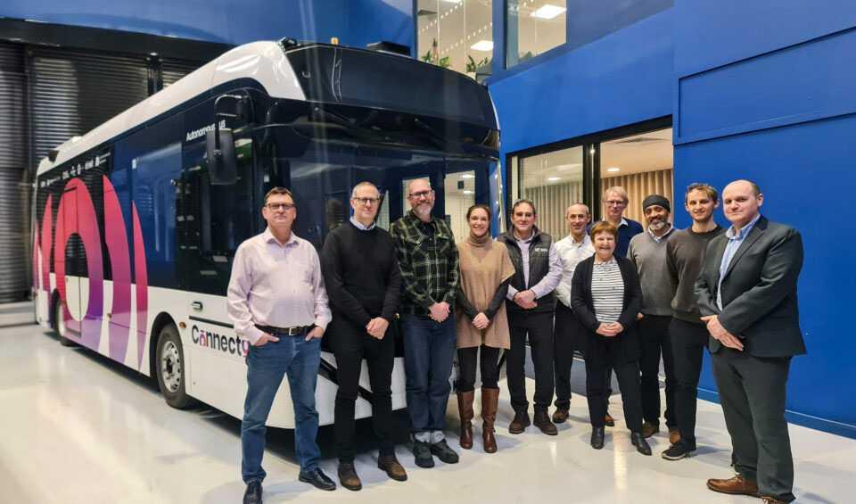Autonomous electric bus for Cambridge Connector unveiled